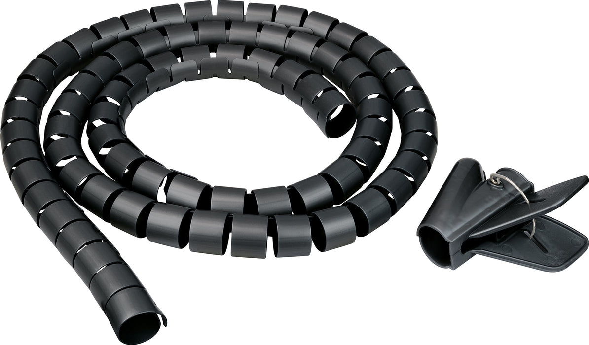 Hose Protector Sleeve 10 Meter Black/Transparent - Flexible Wire ...